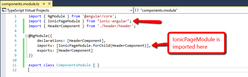 How to use ion-* components inside custom ionic component